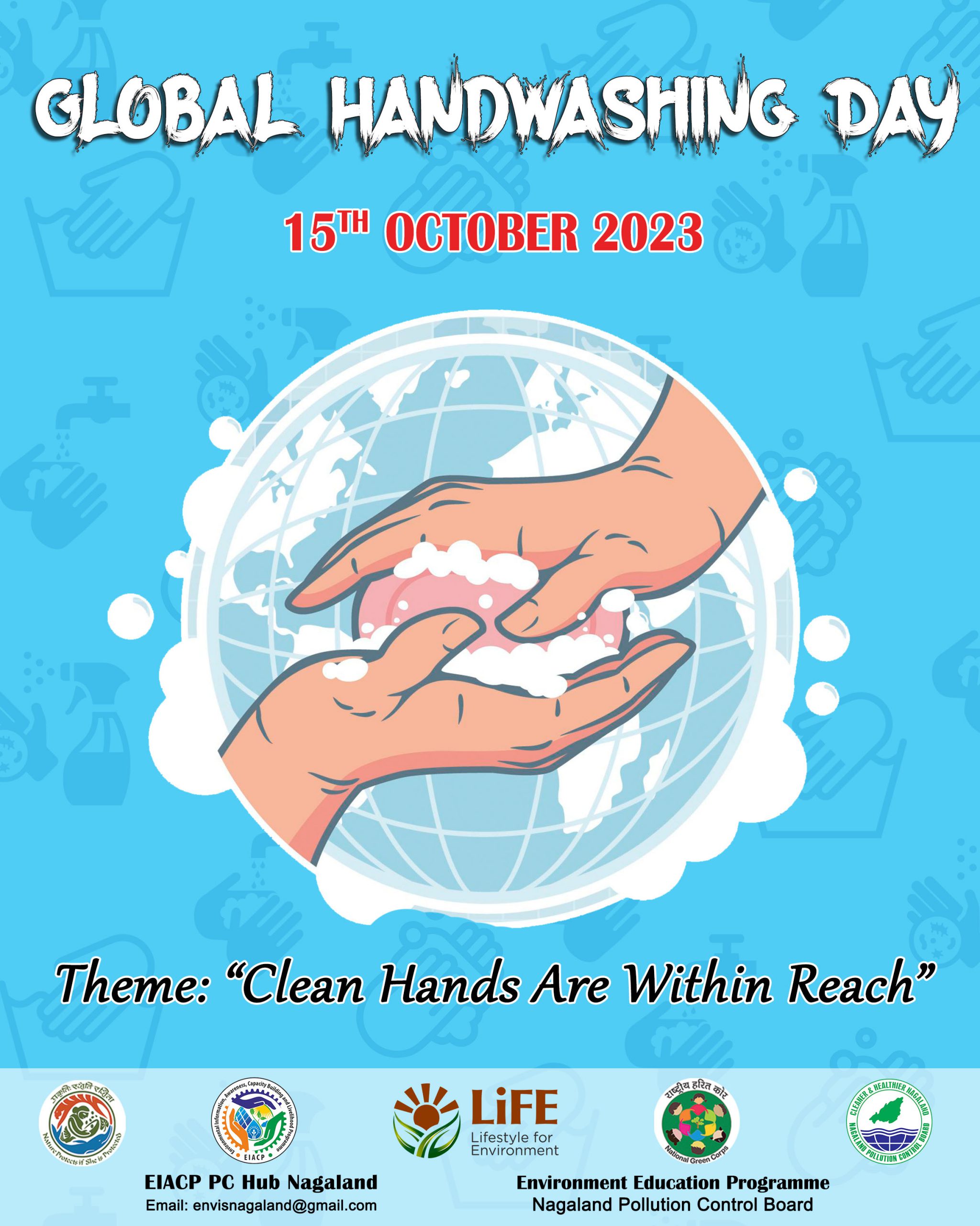 Global Handwashing Day – 15 Oct 2023 – Poster – Nagaland Pollution ...
